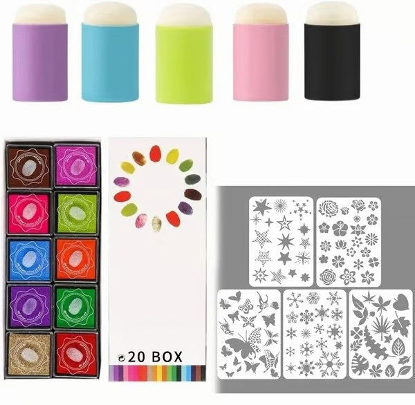 Creative Finger Art Sponge Set – Nimebrand