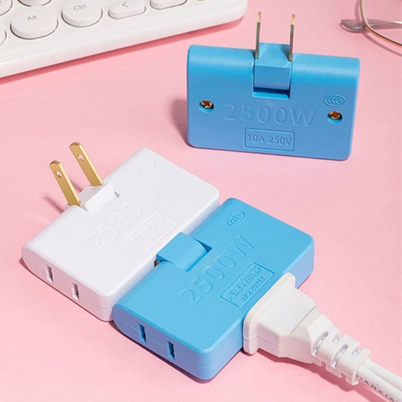 180 Rotating 3 Way Flat Wall Outlet – Nimebrand