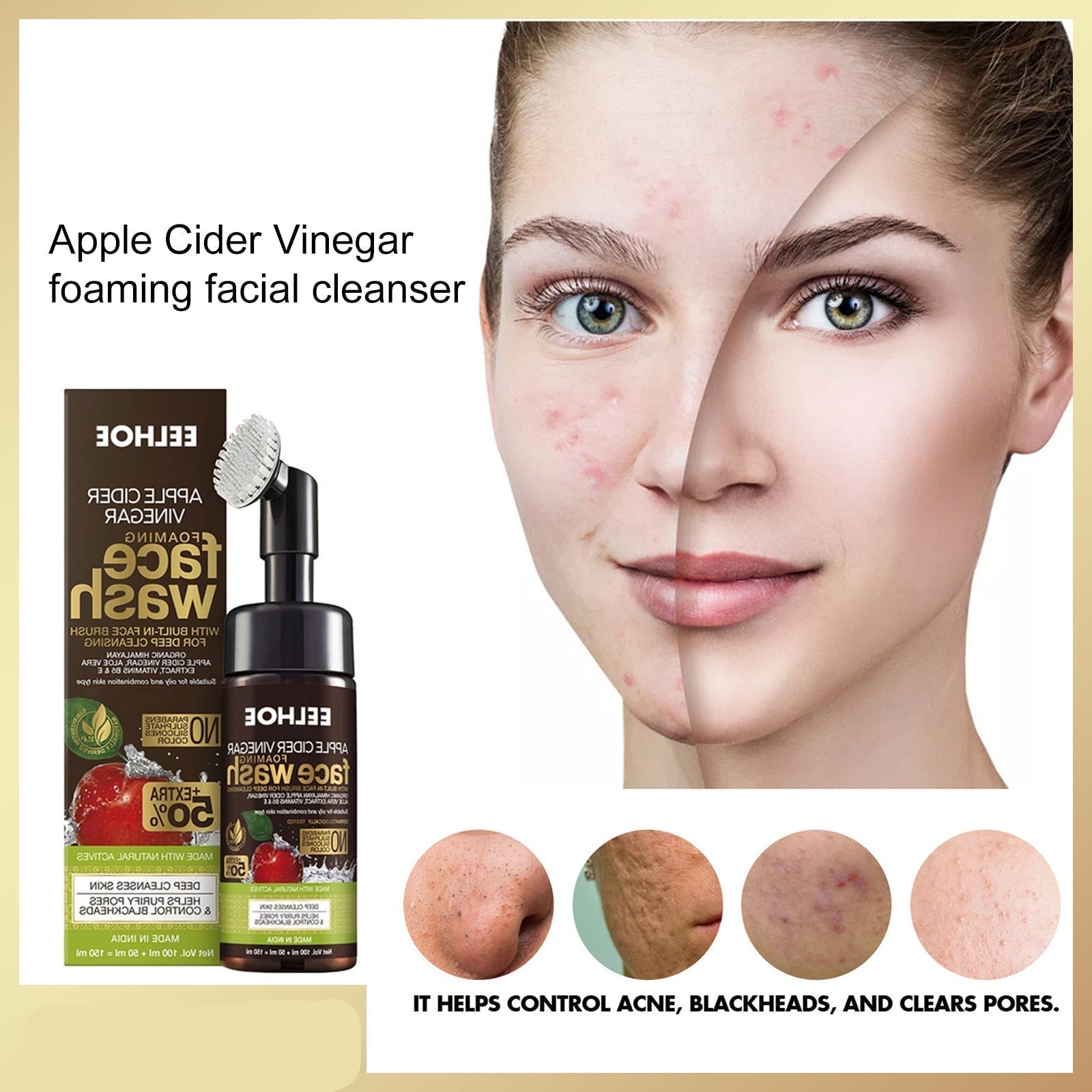 Apple Cider Vinegar Foam Face Wash – Nimebrand
