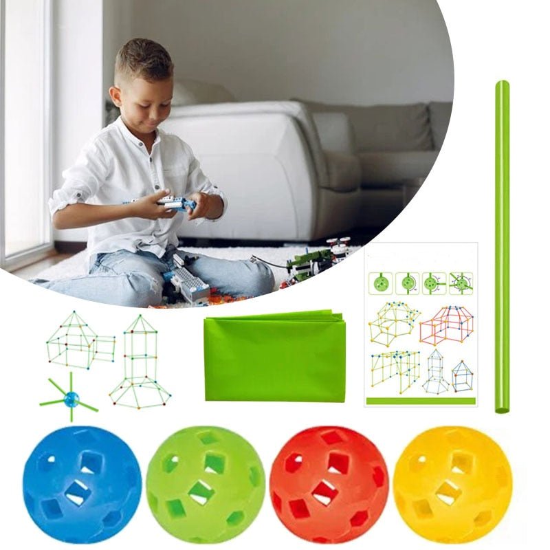 DIY 3D Kids Construction Fort Building Kit – Nimebrand