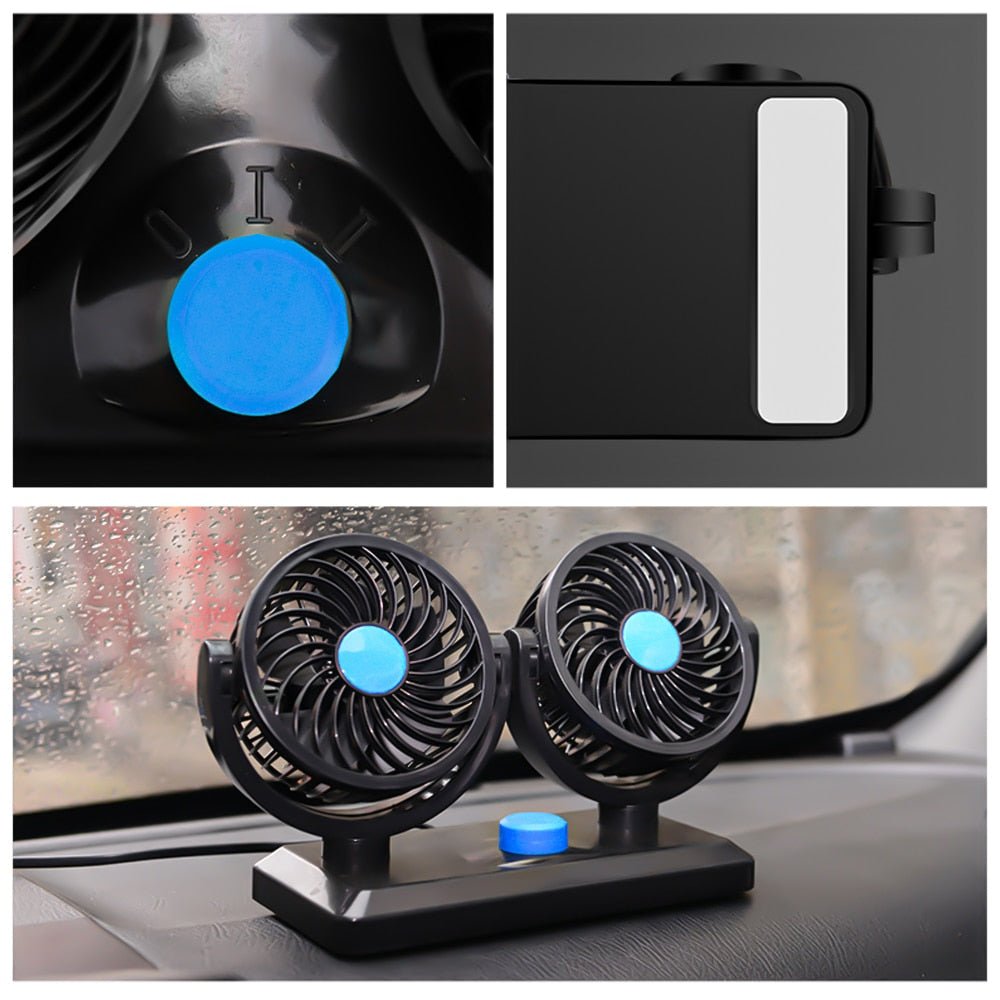 Double Cooling Car Fan - CoolingAir – Nimebrand