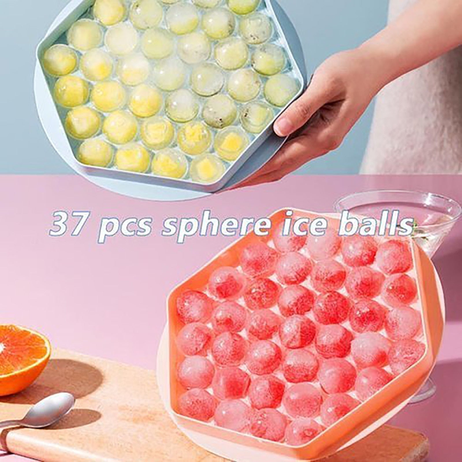 Hexagon Round Ice Cube Tray – Nimebrand