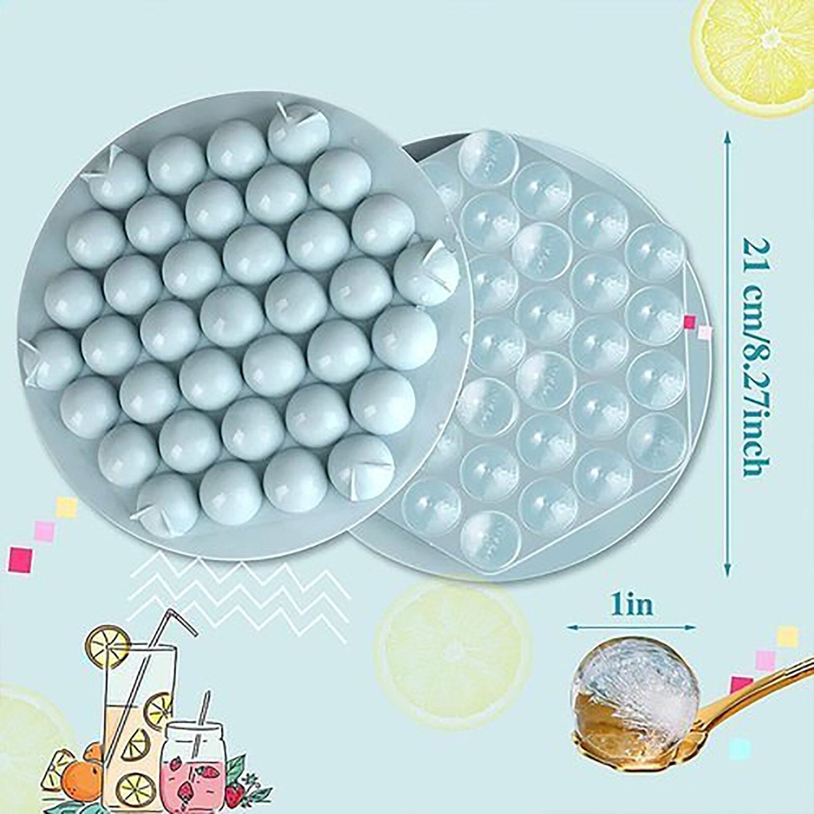 Hexagon Round Ice Cube Tray – Nimebrand
