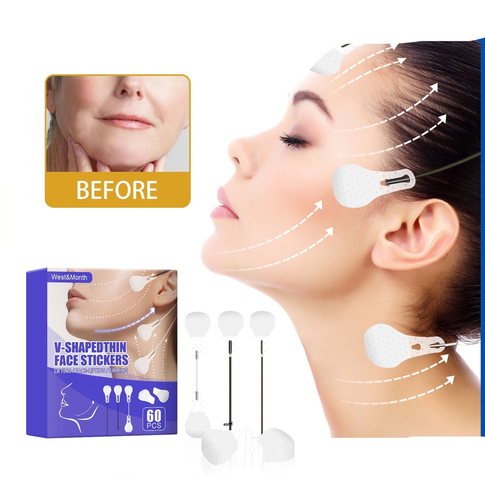 Invisible Face Stickers - 60pcs – Nimebrand